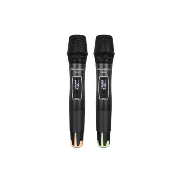 Dynatech G2R / G2HH Dual Hand Wireless Mic with Case - Paras Pro Audio